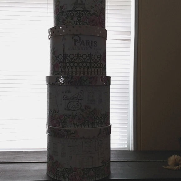 Accents | Paris Themed Storage Boxes | Poshmark